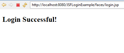 Jsf Authentication Login Logout Database Example Journaldev